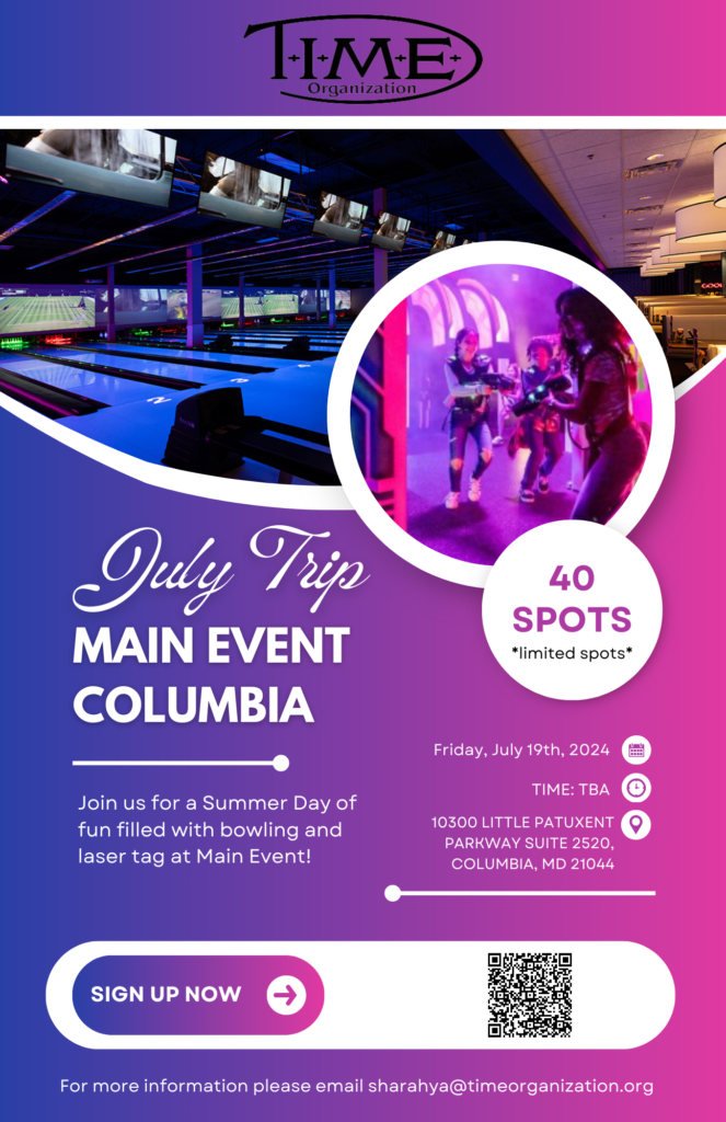 Main Event Adult Trip - Time Organization, Inc.